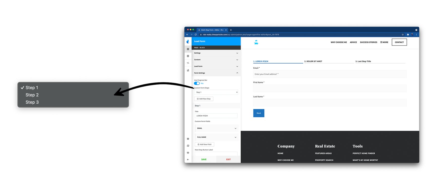 Lead Forms: Multi-Step Form