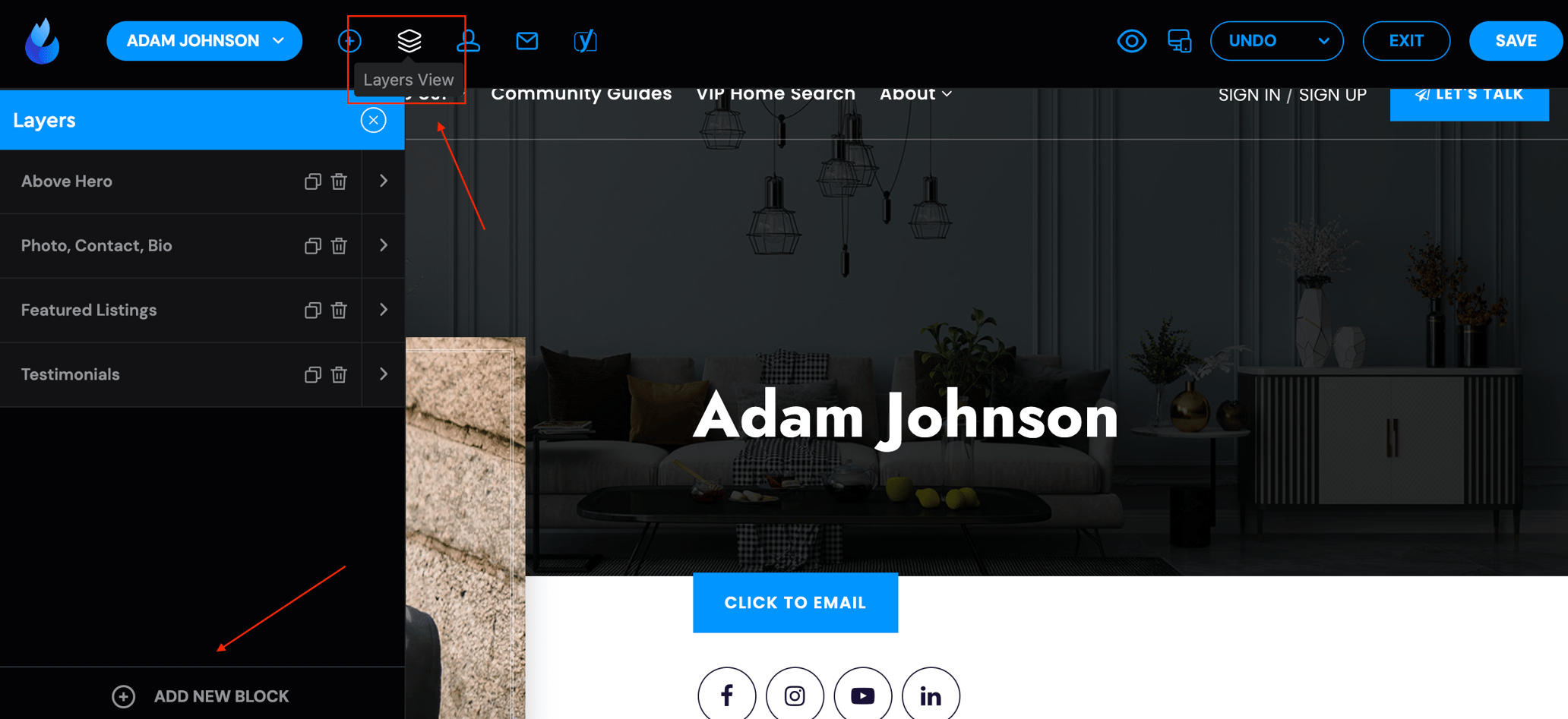 Add On: Team Link User Dashboard Overview