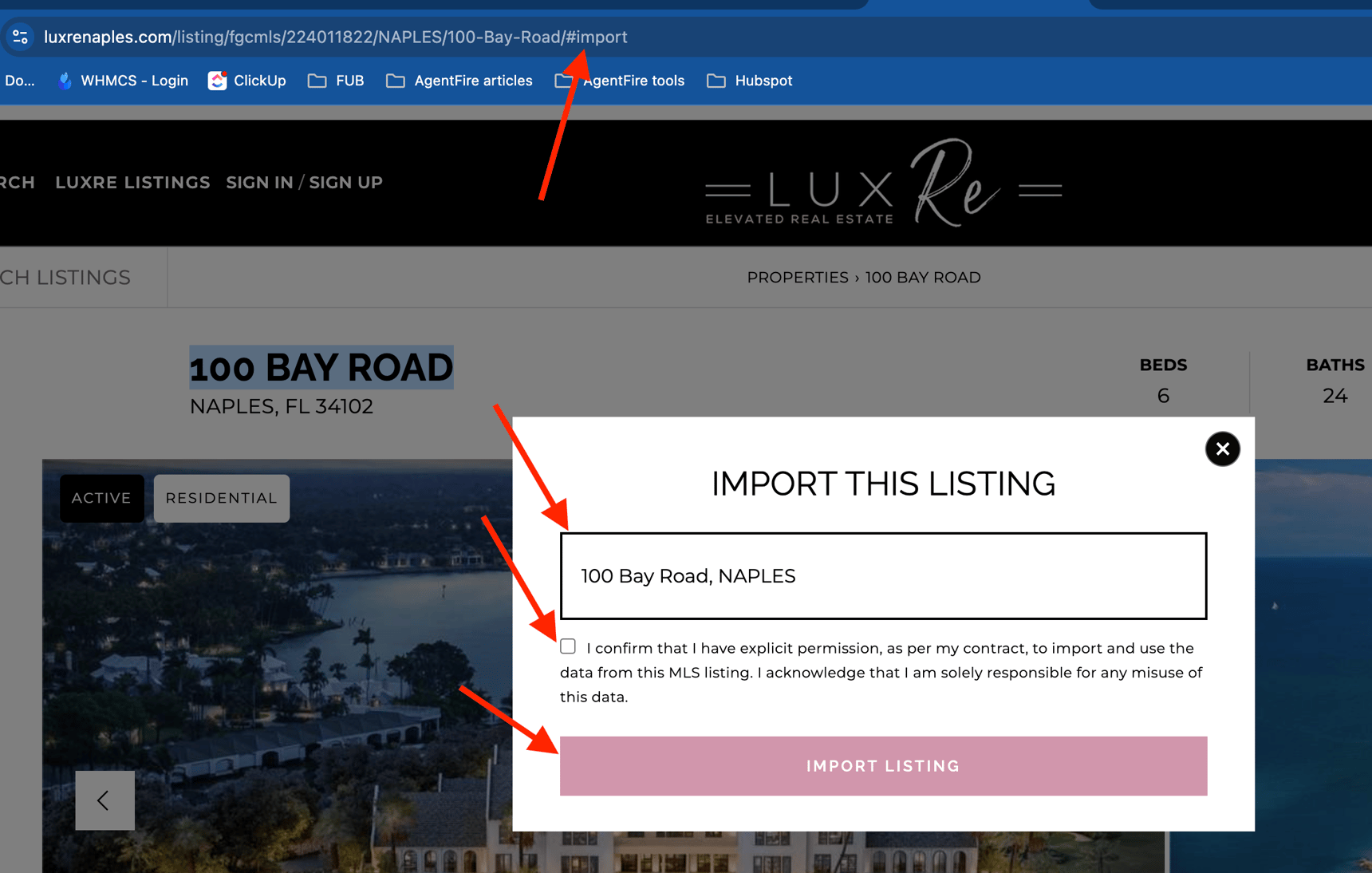 Listings Hub: Import Listings from AF IDX